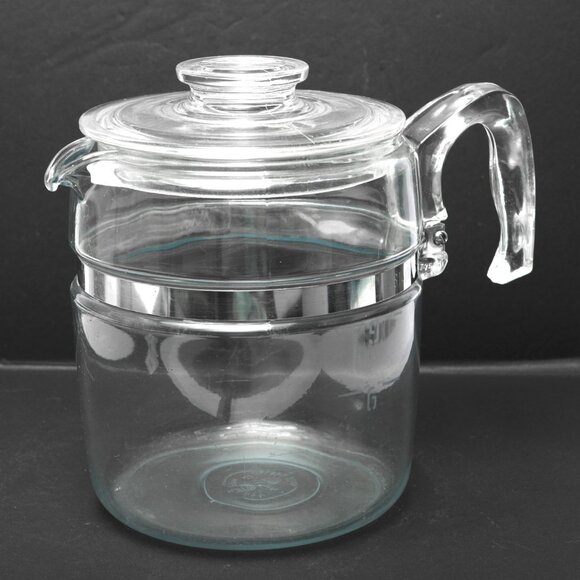 Pyrex | Kitchen | Vintage Pyrex 9 Cup Flameware Glass Stovetop Kettle ...